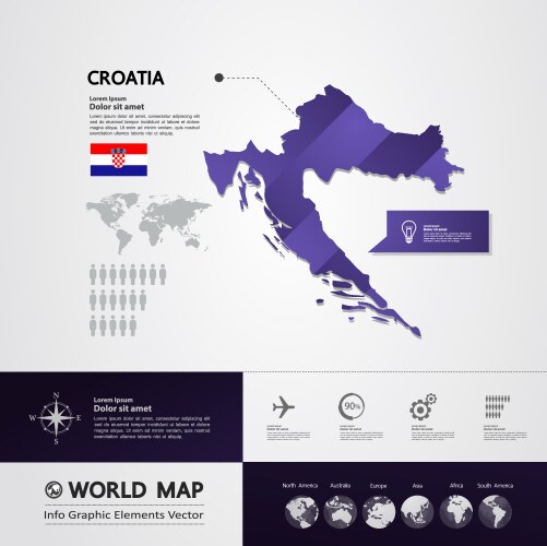 Croatia Map Vector Images (over 2,500)