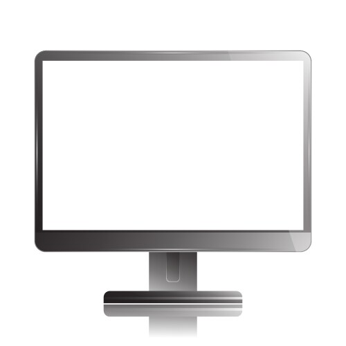 Computer display monitor Royalty Free Vector Image