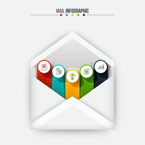 Overflowing mailbox like white notification email Vector Image