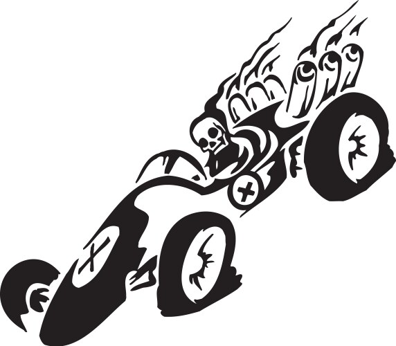 Race car Royalty Free Vector Image - VectorStock