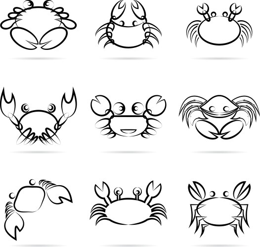Crab Royalty Free Vector Image - VectorStock