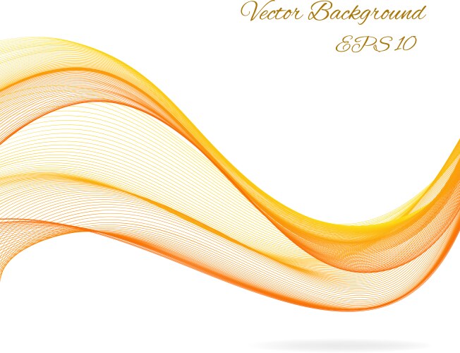 Colorful orange curve background design Royalty Free Vector