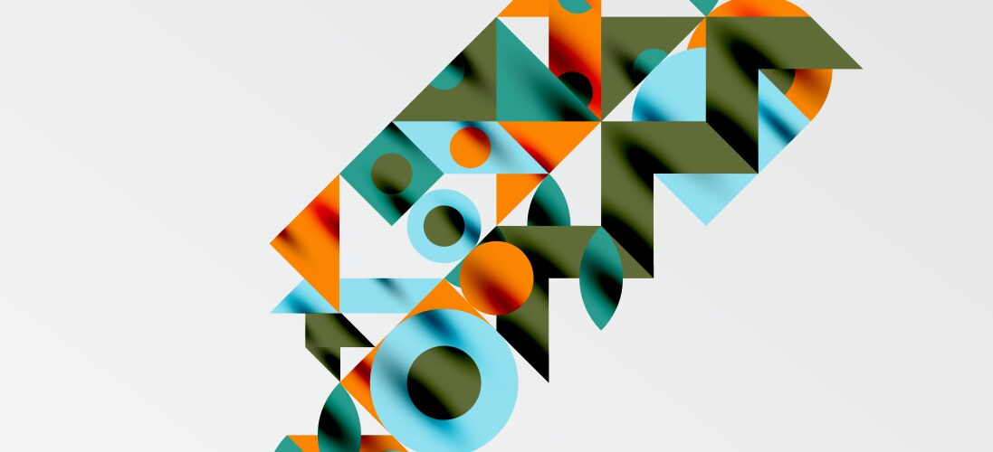 Geometric neo patterns abstract background for Vector Image