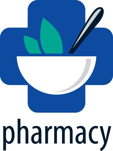Logo pharmacy Royalty Free Vector Image - VectorStock