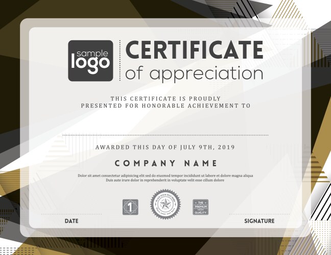 Abstract Certificate Vector Images (over 86,000)