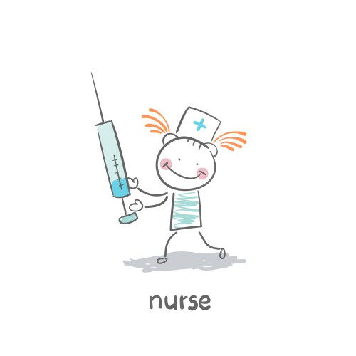 Nurse Royalty Free Vector Image - VectorStock