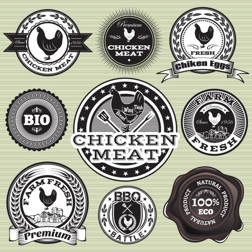 Chicken Packaging Vector Images (over 8,800)