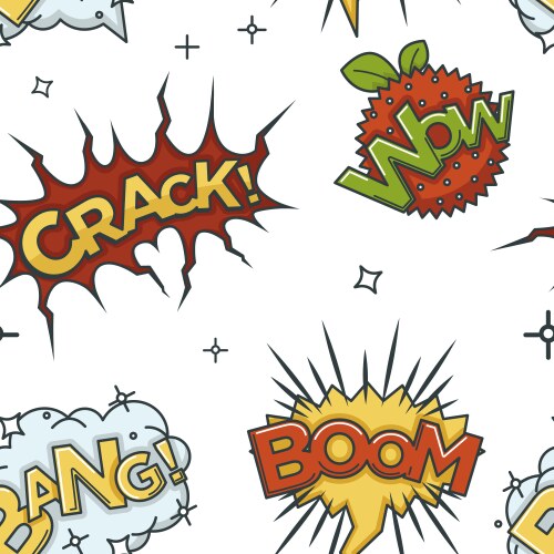 Comic sound effects Royalty Free Vector Image - VectorStock