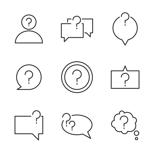Doubt Sign Chat Vector Images (over 770)
