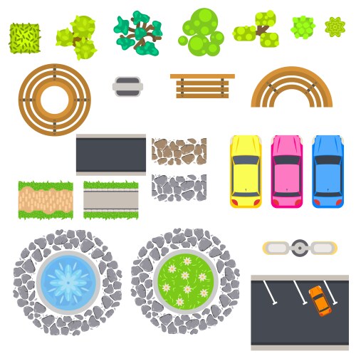 Car Plan View Vector Images (over 1,300)