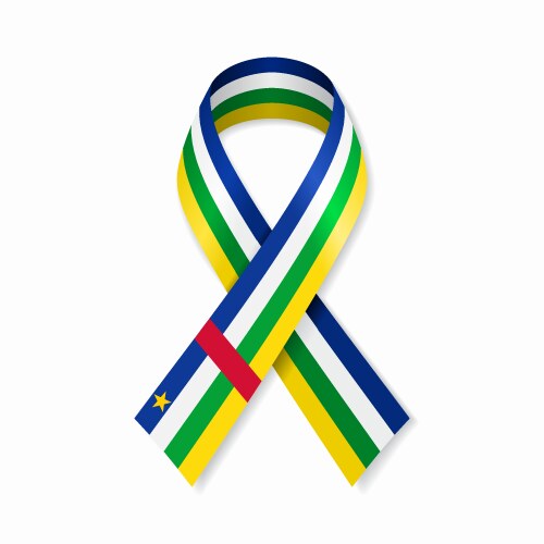 South african flag stripe ribbon wavy background Vector Image