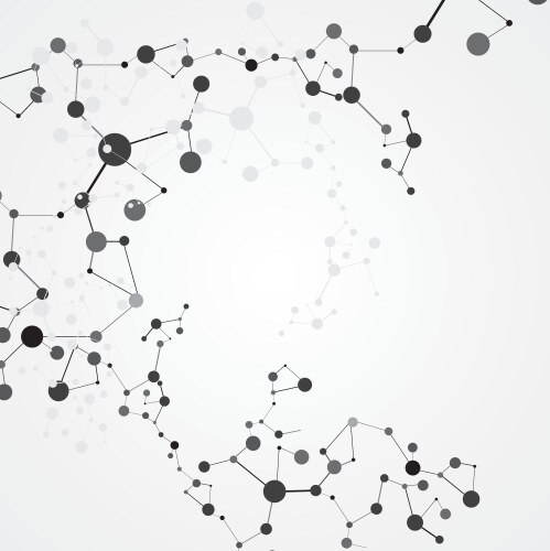 Connect Triangle Structure Design Modern Vector Image