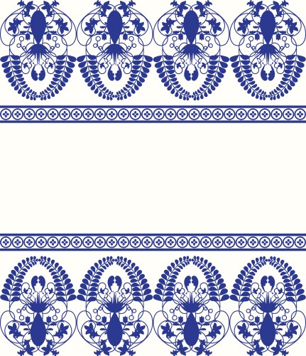 Russian border Royalty Free Vector Image - VectorStock