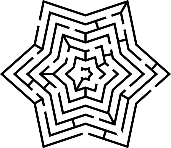 Labyrinth Royalty Free Vector Image - VectorStock
