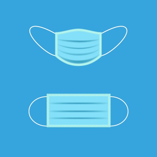 Protective medical mask Royalty Free Vector Image