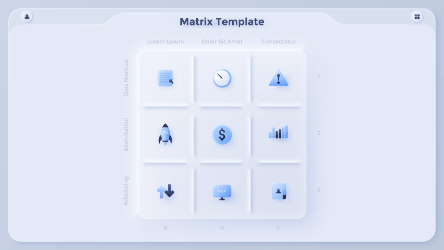 Gemmation infographics template Royalty Free Vector Image