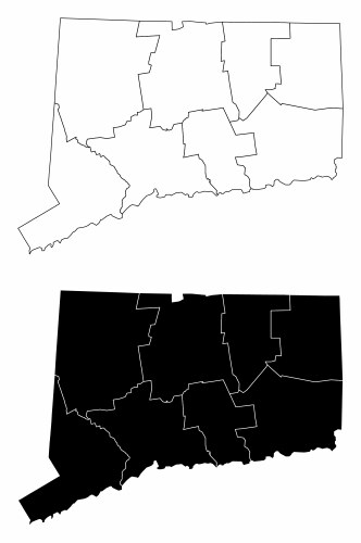 Connecticut Outline Vector Images (over 540)