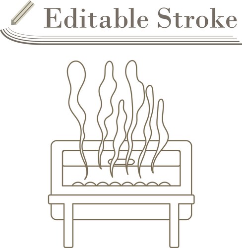 Chafing dish icon Royalty Free Vector Image - VectorStock