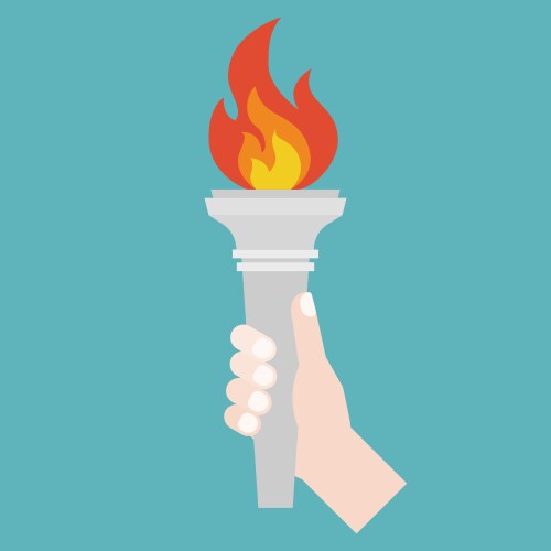 Holding Torch Logo Vector Images (over 140)