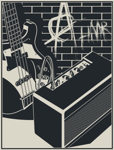 Guitar Royalty Free Vector Image - VectorStock