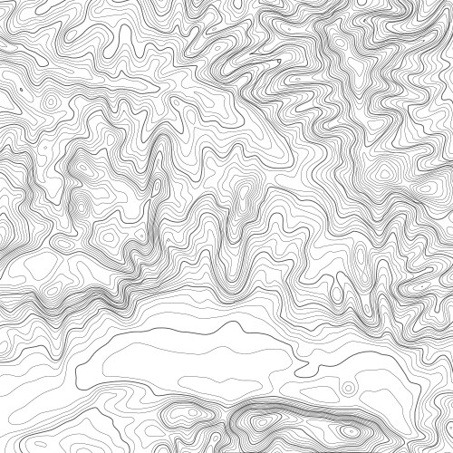 Old topographic map Royalty Free Vector Image - VectorStock