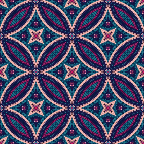 Blue kaleidoscope star pattern Royalty Free Vector Image Blue kaleidoscope star pattern Royalty Free Vector Image