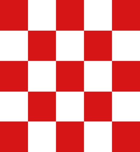 Vibrant red blue and white checkered pattern Vector Image