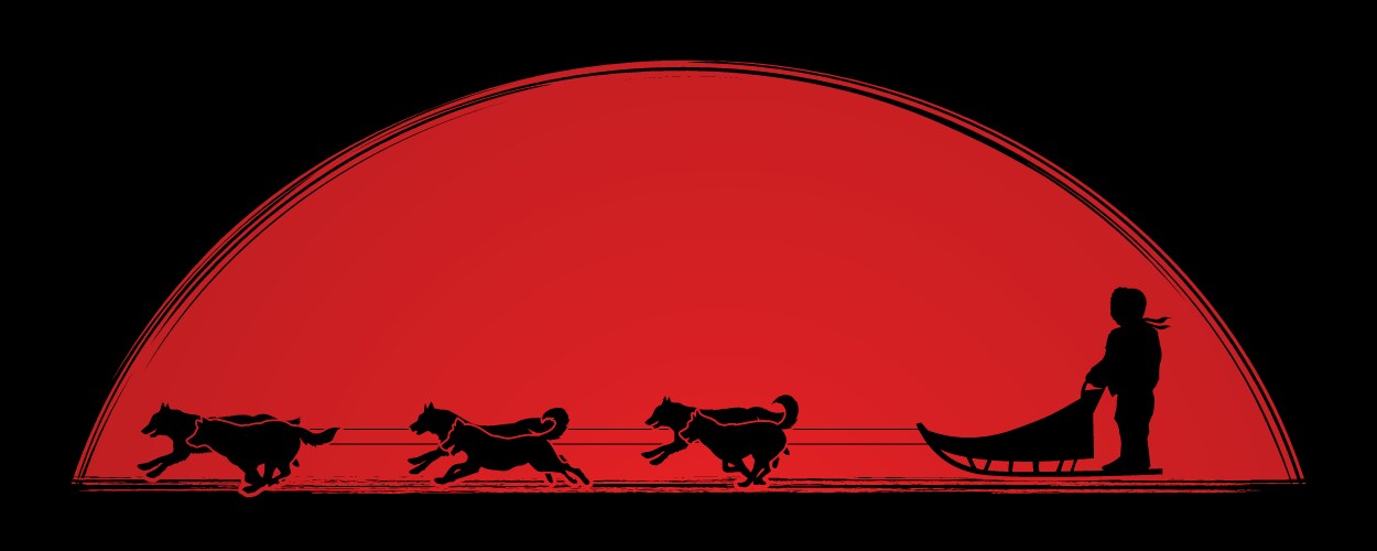 Dog Sled Vector Images (over 1,300)