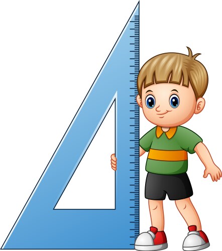 Cartoon boy painting Royalty Free Vector Image