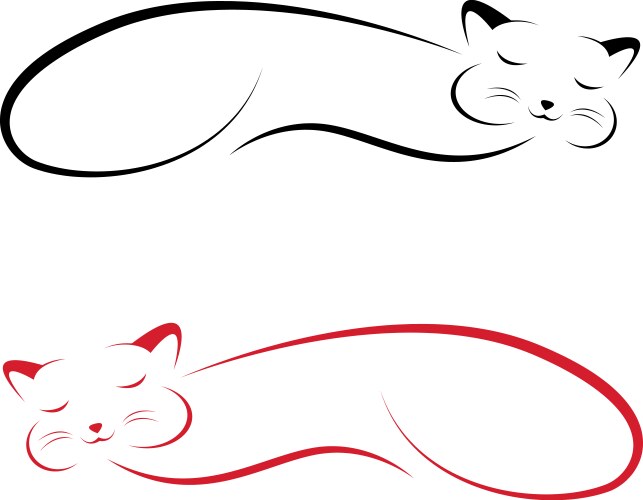 Cat Outline Vector Images (over 77,000)