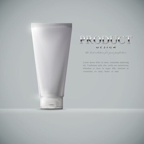 Lifting facial cream ads poster template Vector Image