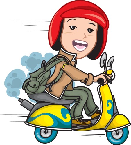 Scooter Cartoon Vector Images (over 15,000)