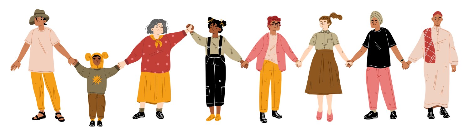 Dreamy student cartoon concepts holding Royalty Free Vector