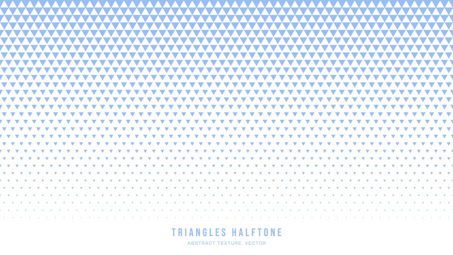 Triangle halftone geometric pattern harmony Vector Image
