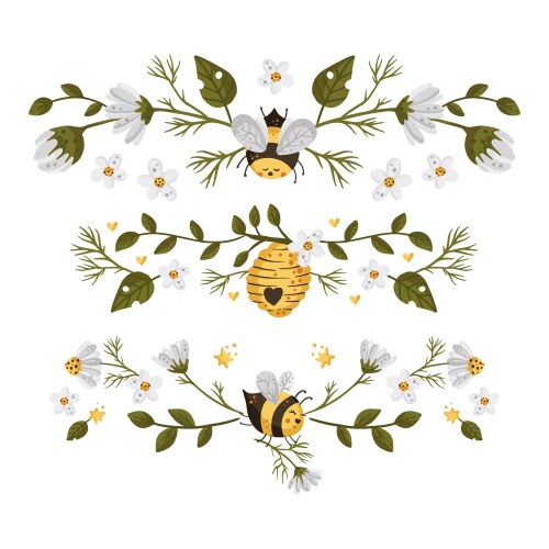 Bee Border Vector Images (over 750)