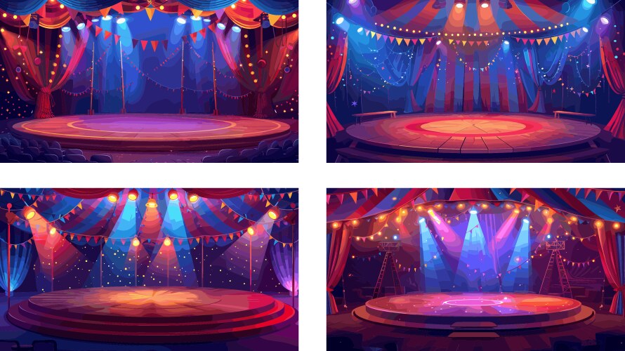 Circus Stage Cartoon Vector Images (over 1,800)