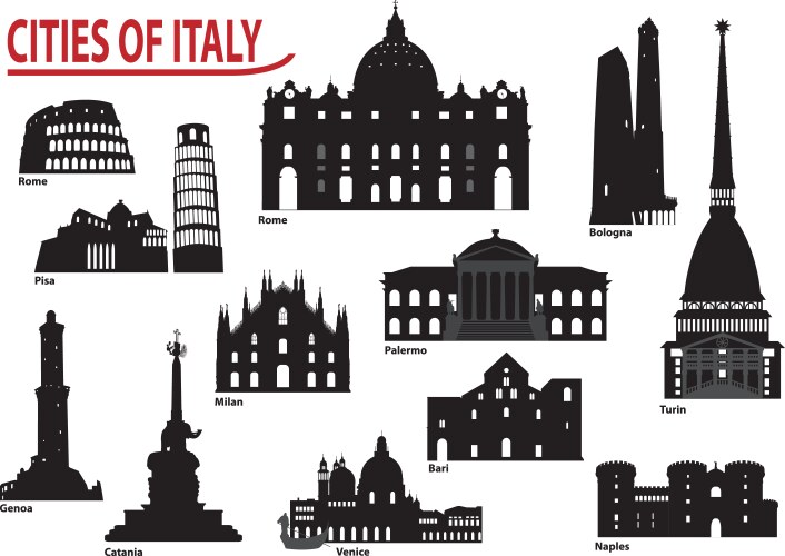 Italy Royalty Free Vector Image - VectorStock