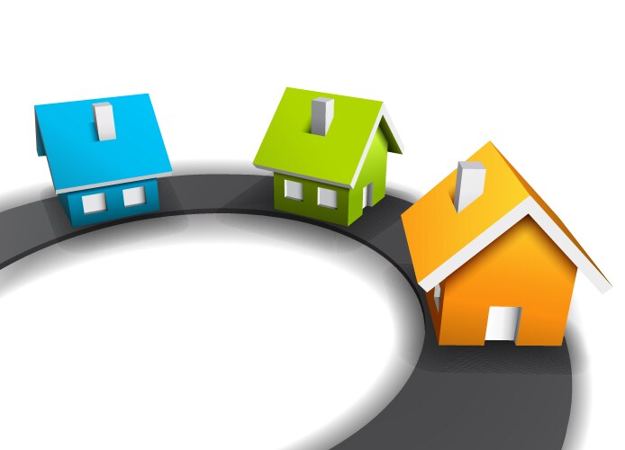 Houses Royalty Free Vector Image - VectorStock