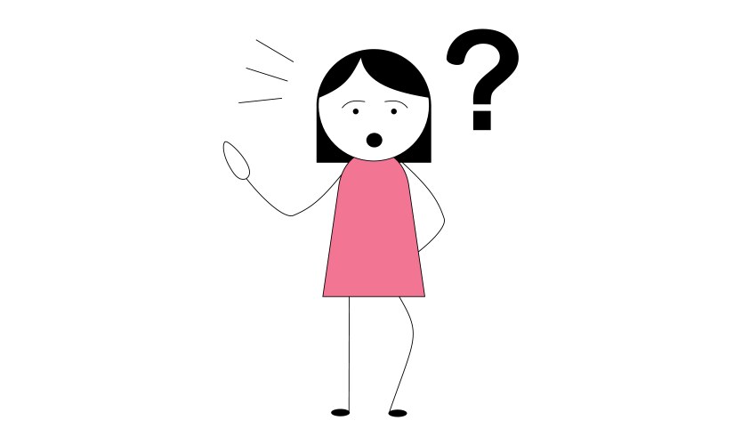 Stickman stick figure choice confused logo Vector Image