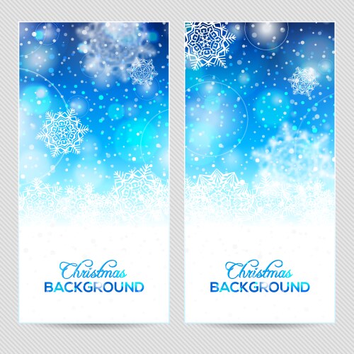 Abstract colorful gradients in winter cold colors Vector Image