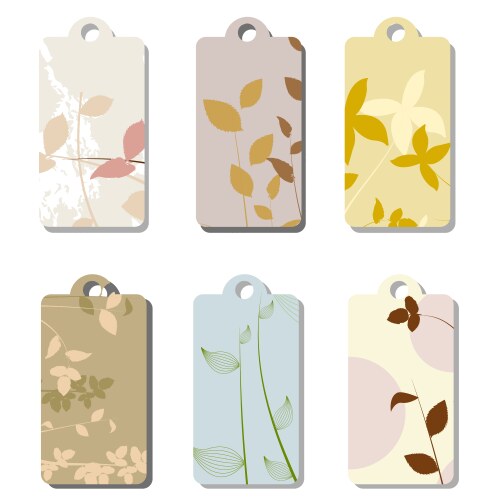 Sticky labels set for baby name cute cartoon Vector Image