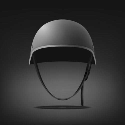 3d realistic military protective helmet Royalty Free Vector