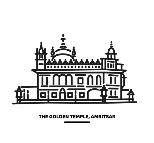Punjab Golden Temple Vector Images (over 110)