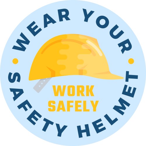 Safety Helmet Sticker Vector Images (over 4,300)