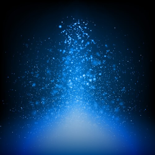 Blue space background Royalty Free Vector Image