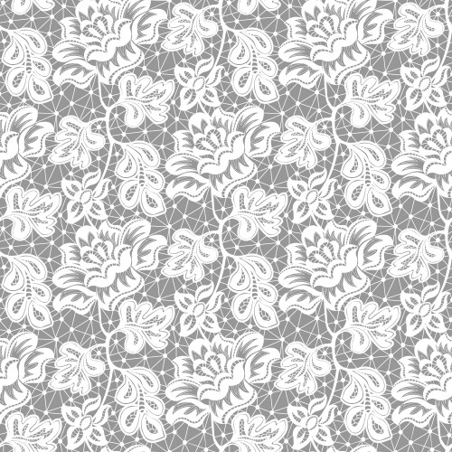 Ornate floral seamless texture endless pattern Vector Image