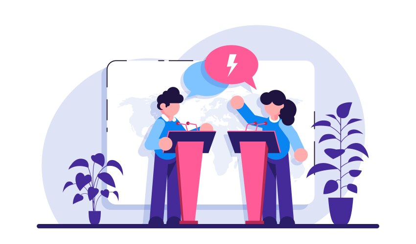 Stickman Speaking Vector Images (over 230)