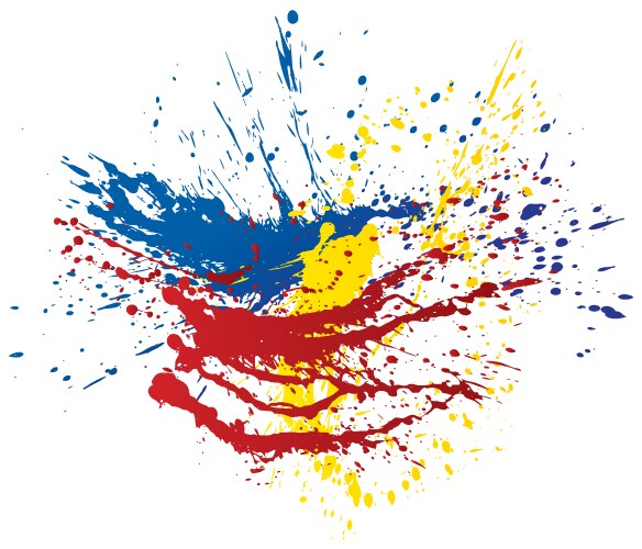 Green ink splatter Royalty Free Vector Image - VectorStock