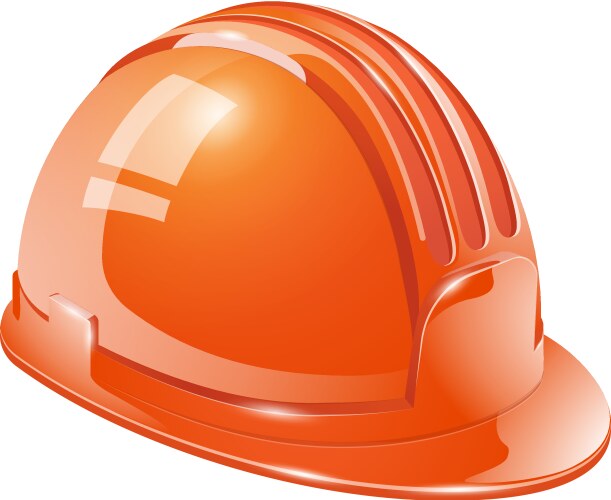 Construction Hard Hat with Blueprint Royalty Free Vector