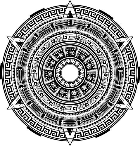 Mayan calendar Royalty Free Vector Image - VectorStock